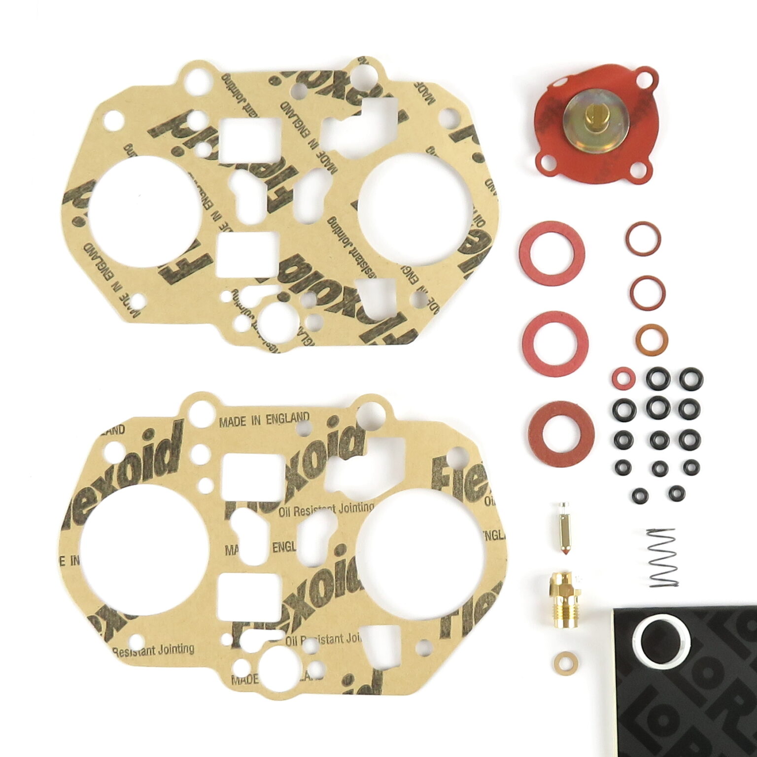 Genuine Dellorto DRLA 36/40/45 service kit for single carb - Eurocarb