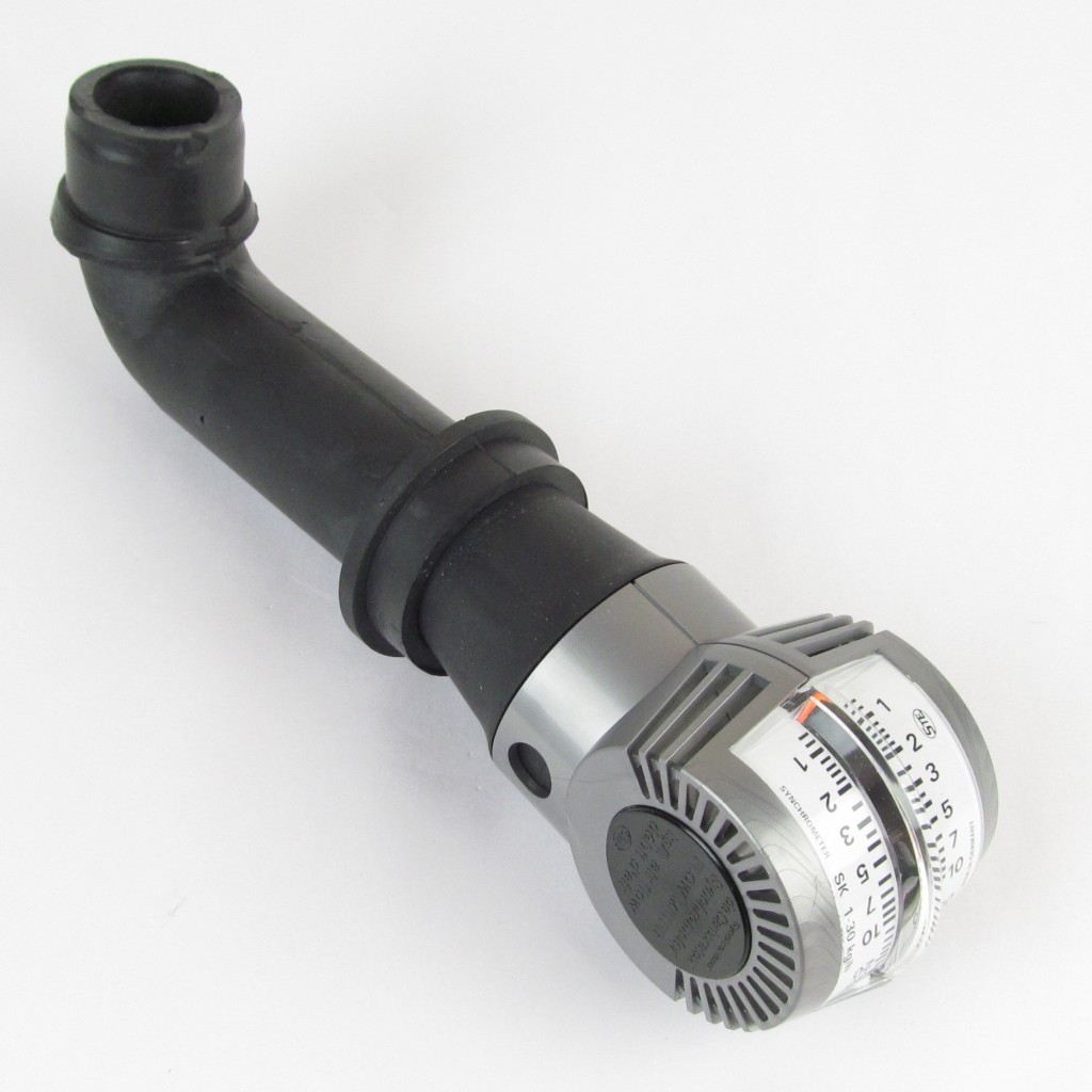 STEK1 STE Synchrometer Airflow meter with 90° elbow adaptor 06 - Eurocarb