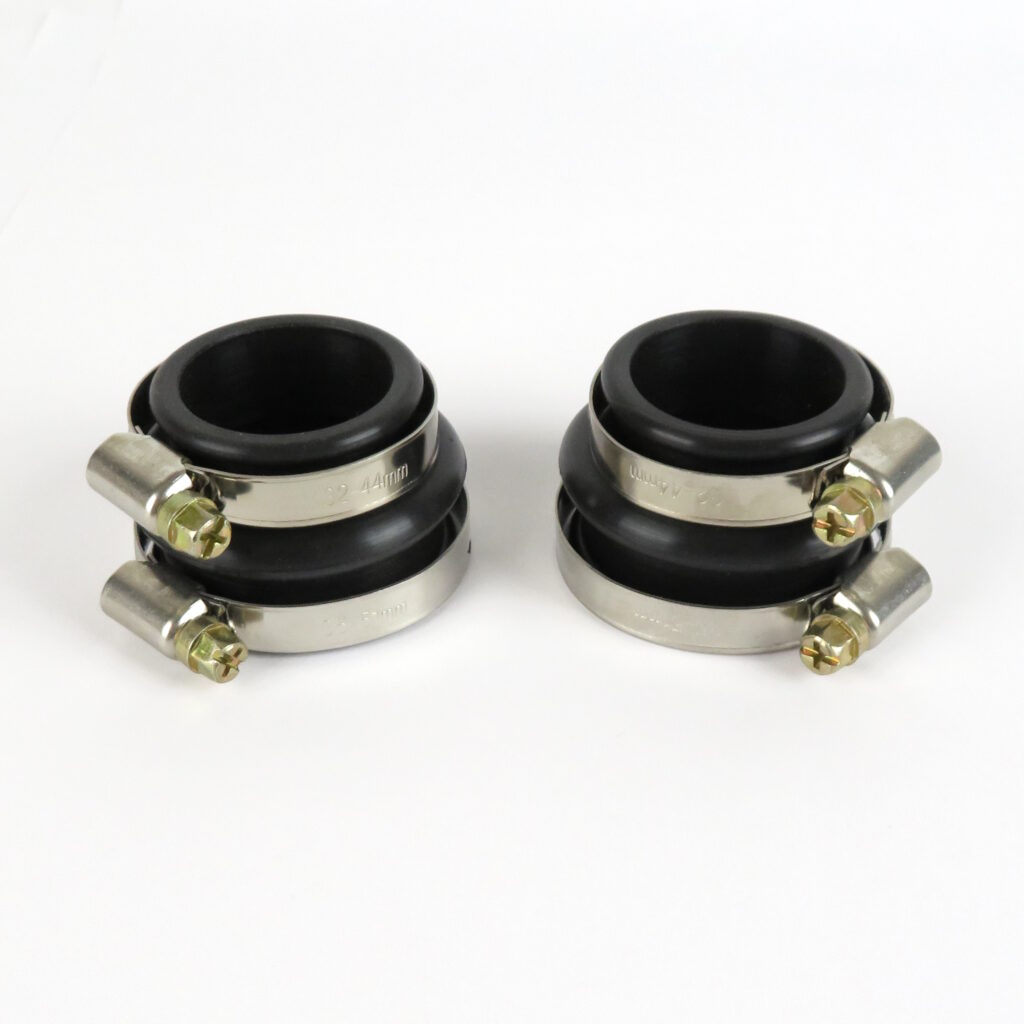 WES47 VW Aircooled dual port intake stepped rubber boots - Eurocarb