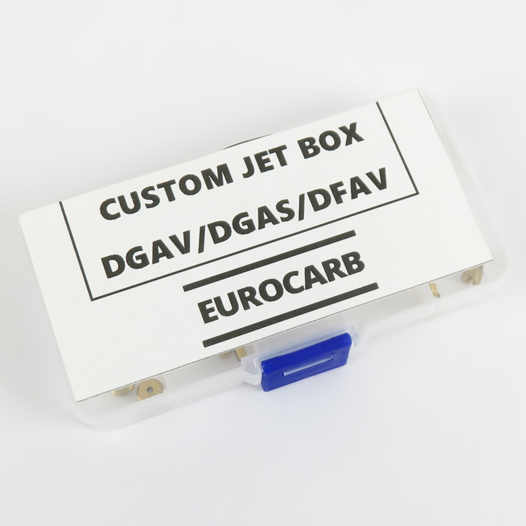 Custom Weber DGAV / DGAS / DFAV Main, Air Corrector and Idle jet box (2 ...